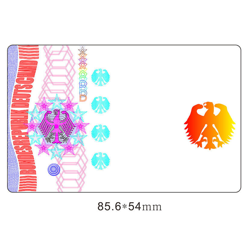 ID Card Driver License Transparent Hologram Overlay Lamination Film ...
